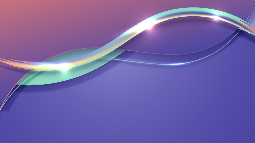 Colorful wavy backdrop Royalty Free Vector Image