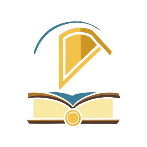 Traditional academic logo Royalty Free Vector Image