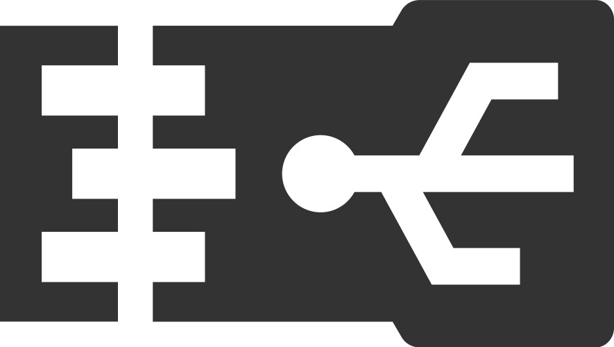 Usb storage drive icon Royalty Free Vector Image