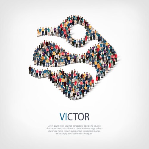 Leader people symbol Royalty Free Vector Image