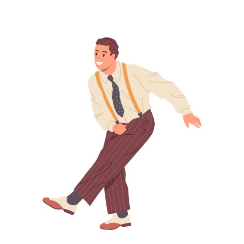 Man Retro Happy Vector Images (over 39,000)