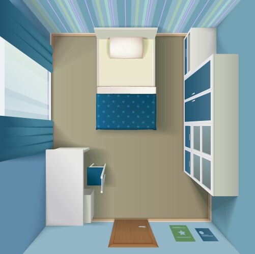 Wardrobe Furniture Top View Vector Images (36)