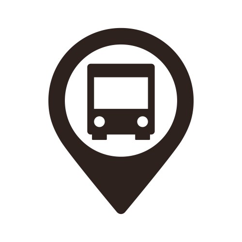 Passengers at bus station Royalty Free Vector Image