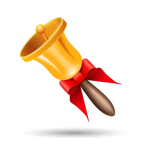 Ring bell cartoon Royalty Free Vector Image - VectorStock