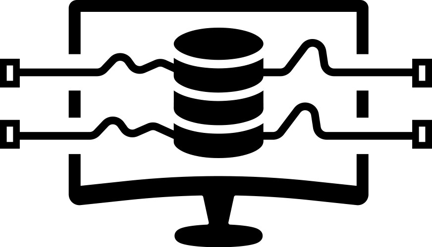 Data streaming icon Royalty Free Vector Image - VectorStock