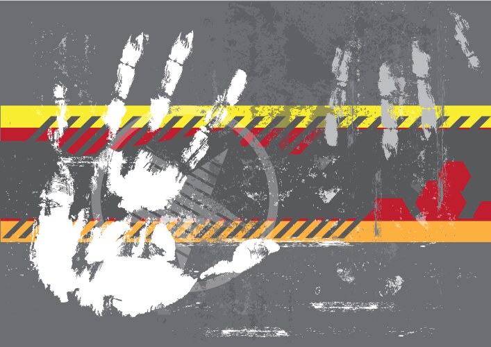 Digital hand technology background Royalty Free Vector Image