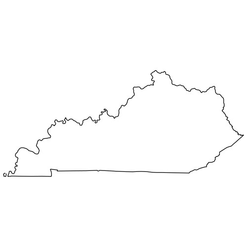 Kentucky State Outline Vector Images (over 780)