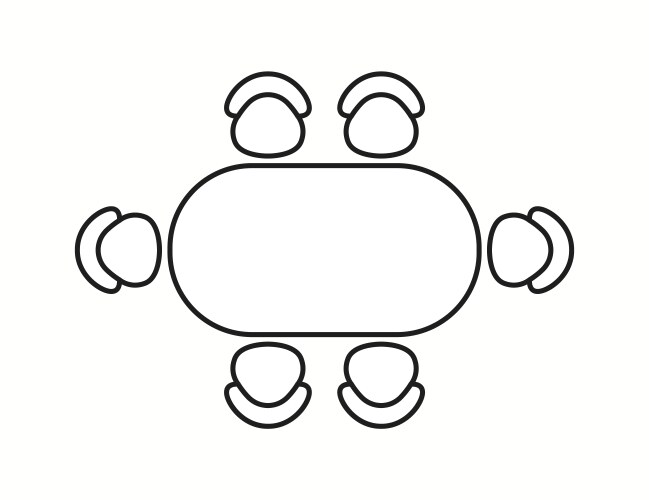 Dining Room Table Top View Vector Images (over 270)