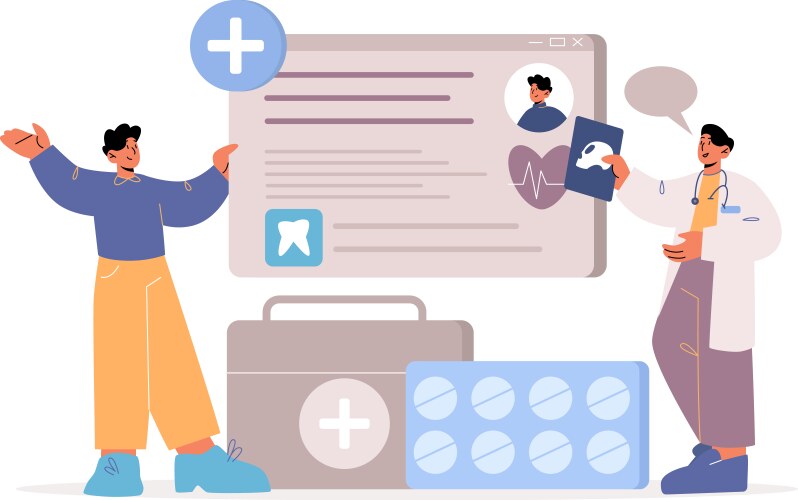 Electronic Medical Records Vector Images (over 2,100)