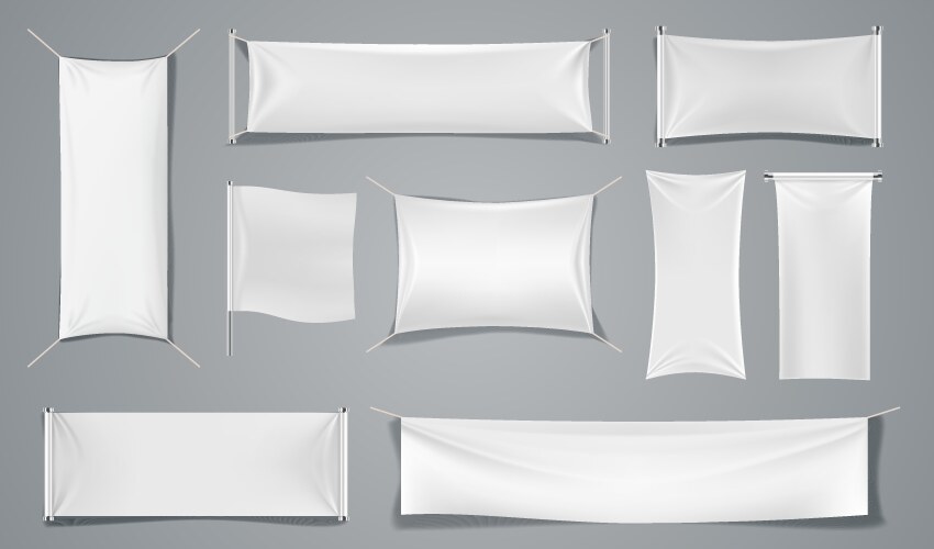 White banner Vector Images & Graphics for Commercial Use | VectorStock