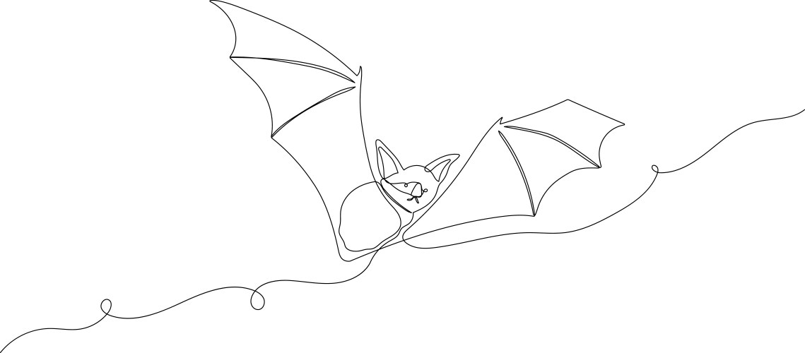 Bat Line Drawing Vector Images (over 3,800)