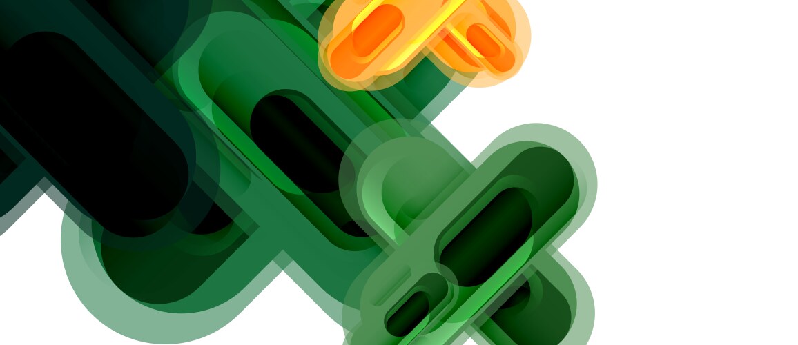 Modern glass cross shape abstract Royalty Free Vector Image