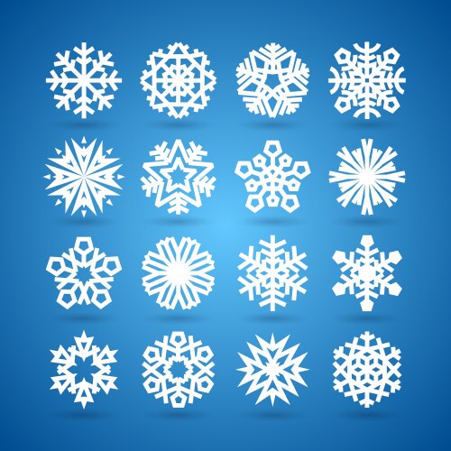 Simple Snowflake Vector Images (over 36,000)