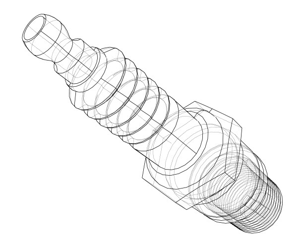 Spark plug blueprints Royalty Free Vector Image