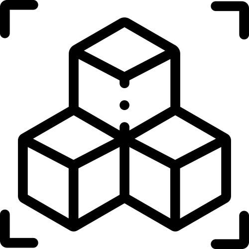 Buffalo icon thin linear style design isolated on Vector Image