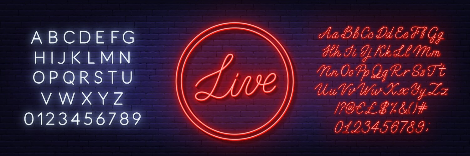 Neon Script Vector Images (über 3,800)