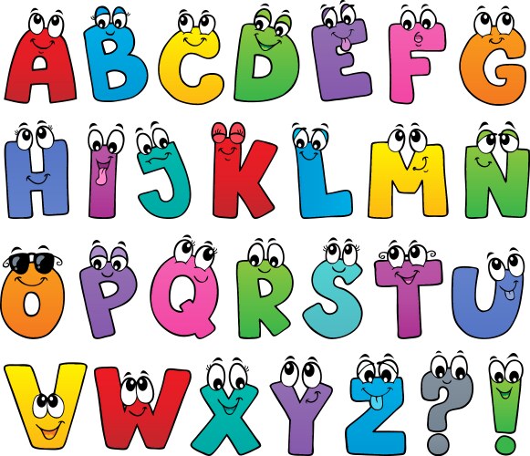 Alphabet Letters with Eye Vector Images (over 12,000)