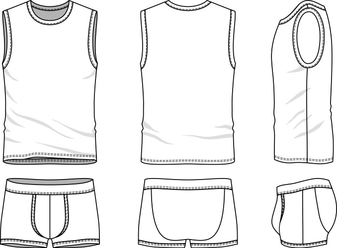 Clothing set Royalty Free Vector Image - VectorStock