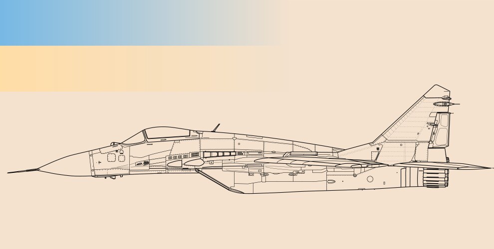 Mig 29 Vector Images (22)