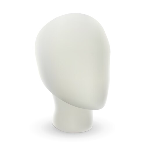 3d realistic human model head without face Vector Image