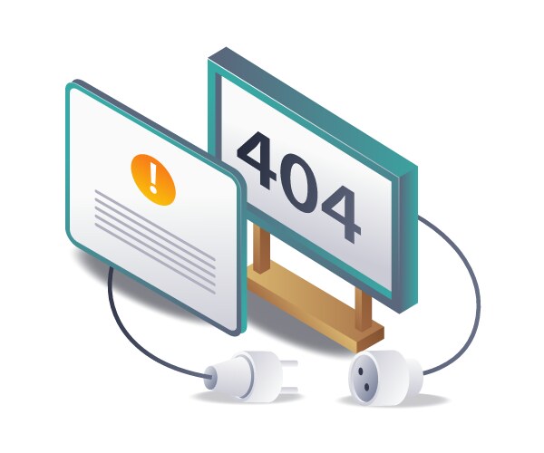 Troubleshooting technology system errors Vector Image