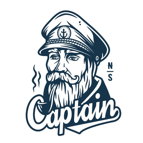 Sailor man hand draw Royalty Free Vector Image