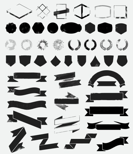 Hipster badge design retro emblem vintage badges Vector Image