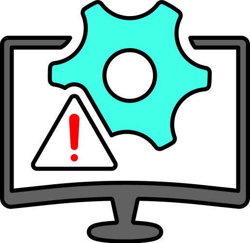 System monitoring performance icon Royalty Free Vector Image