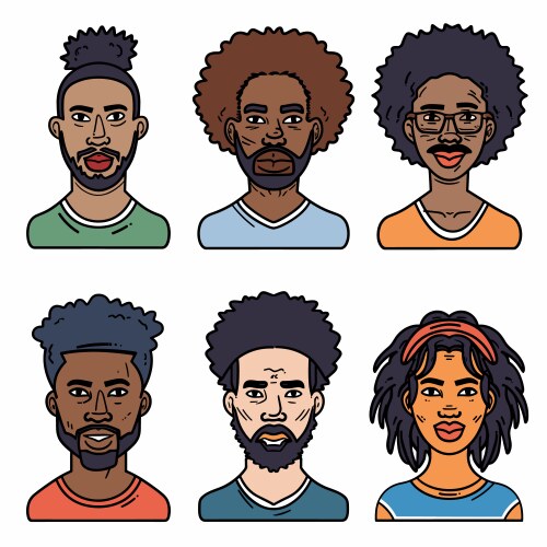 African Characters Vector Images (over 98,000)