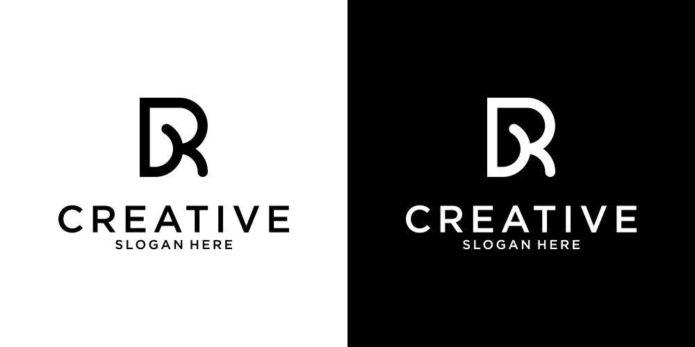 Initial letter r with building logo design – Royalty-Free Vector ...