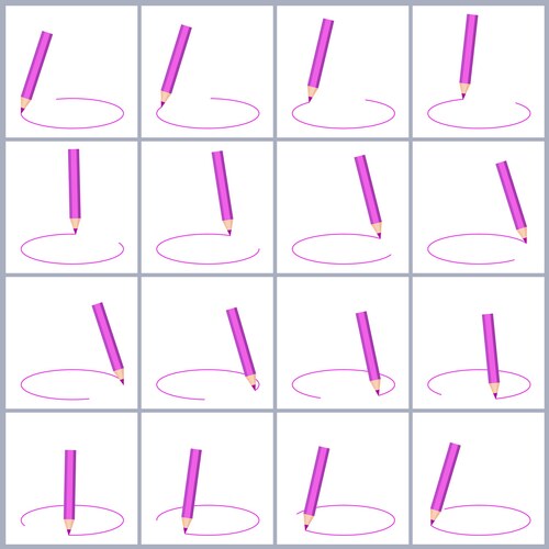 Circle sprite Vector Images & Graphics for Commercial Use | VectorStock
