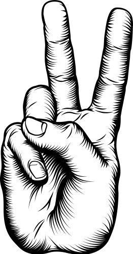 Peace Sign Hand Vector Images (over 34,000)