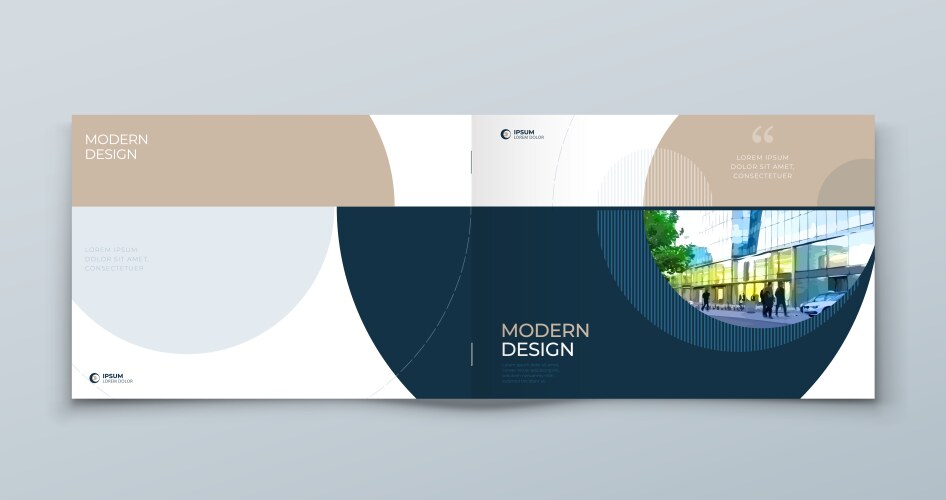 Landscape Report Cover Template Vector Images (over 2,500)