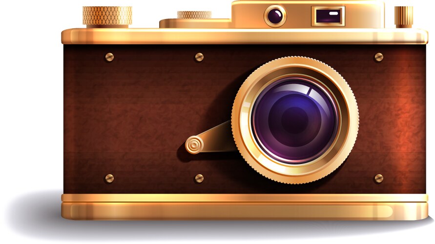 Photo camera neon label Royalty Free Vector Image