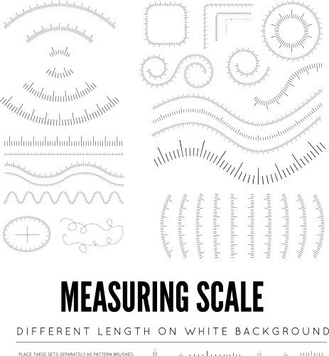 Measuring Rulers - Variety of Scales Royalty Free Vector