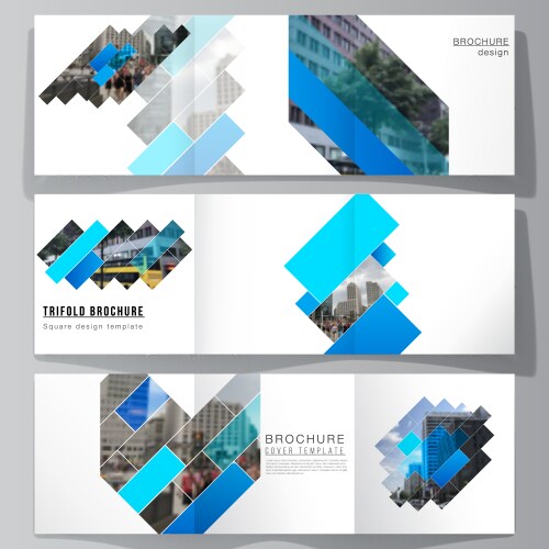 Square photo frame template Royalty Free Vector Image