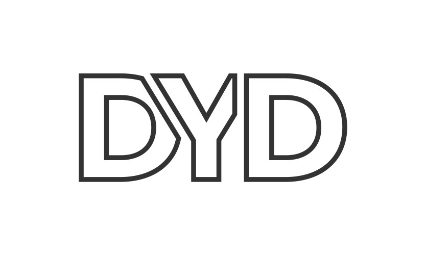 Letter i and y iy logo design template minimal Vector Image