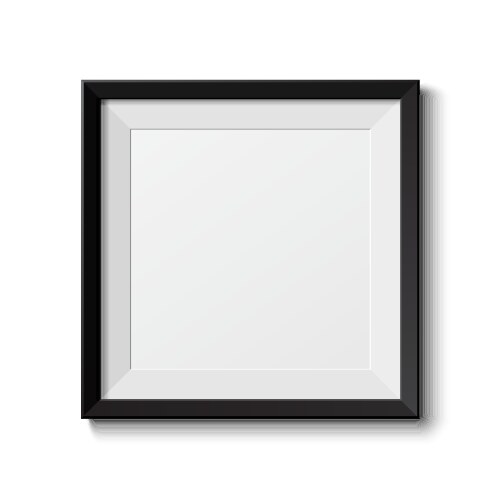 Picture ornate frame isolated on white background Vector Image