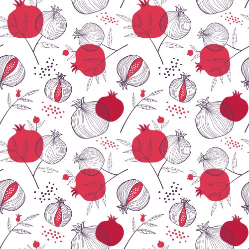 Rosh hashanah design template with hand drawn Vector Image