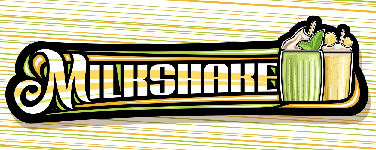 Milkshake Royalty Free Vector Image - VectorStock