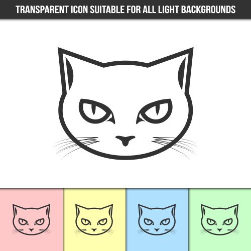 Cat Head Outline Vector Images (over 12,000)