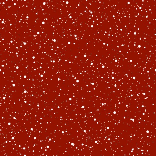 Snowy red background with falling snowflakes Vector Image