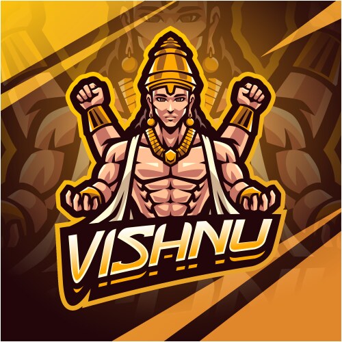 Vishnu logo Vector Images & Graphics for Commercial Use | VectorStock
