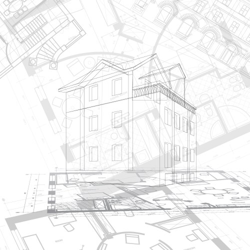 Architectural background Royalty Free Vector Image
