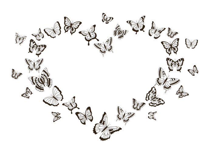 Butterfly Outline Vector Images (over 29,000)
