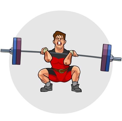 Cartoon Weightlifter Vector Images (over 2,900)