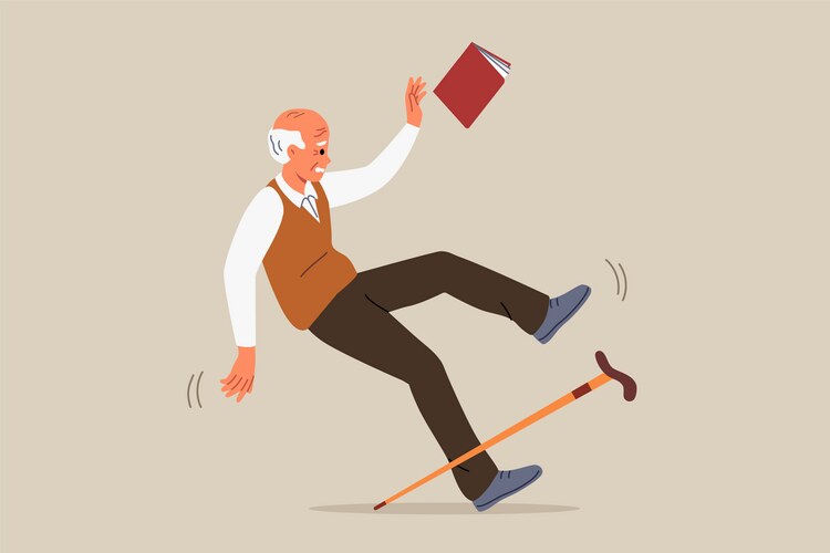 Elderly Fall Vector Images (over 500)