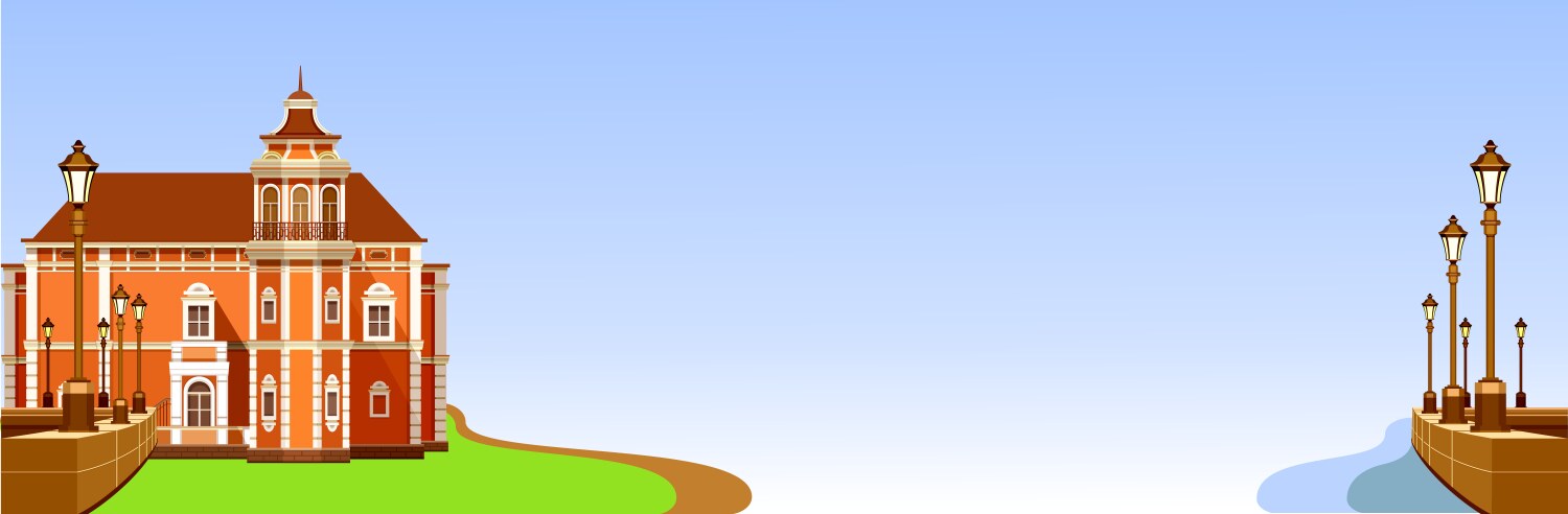 Ancient housing architecture composition Vector Image