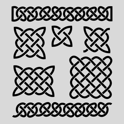 Celtic knot tattoo symbol - ready for print Vector Image