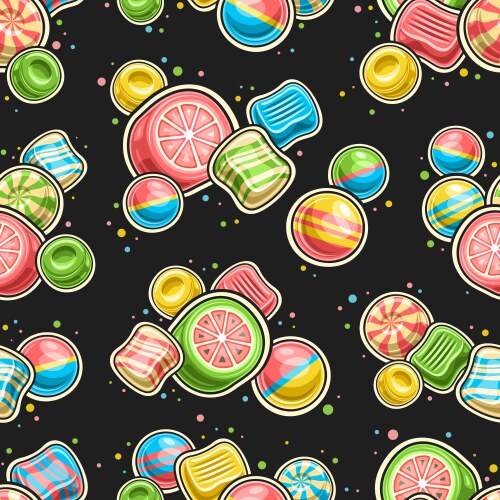 Candy seamless pattern Royalty Free Vector Image